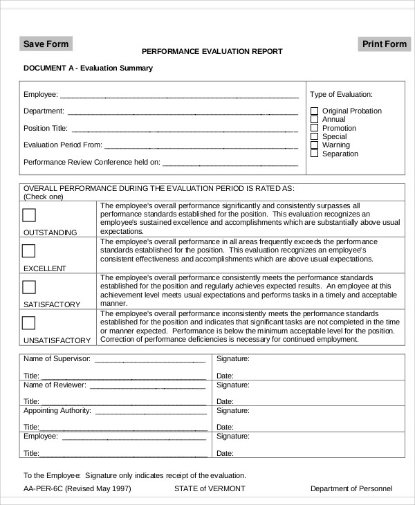 Evaluation Report Template 12 Free Sample Example Format PDF Apple 