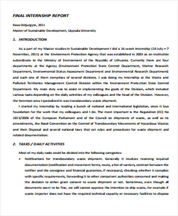 14+ Sample Student Report Templates - Word, PDF