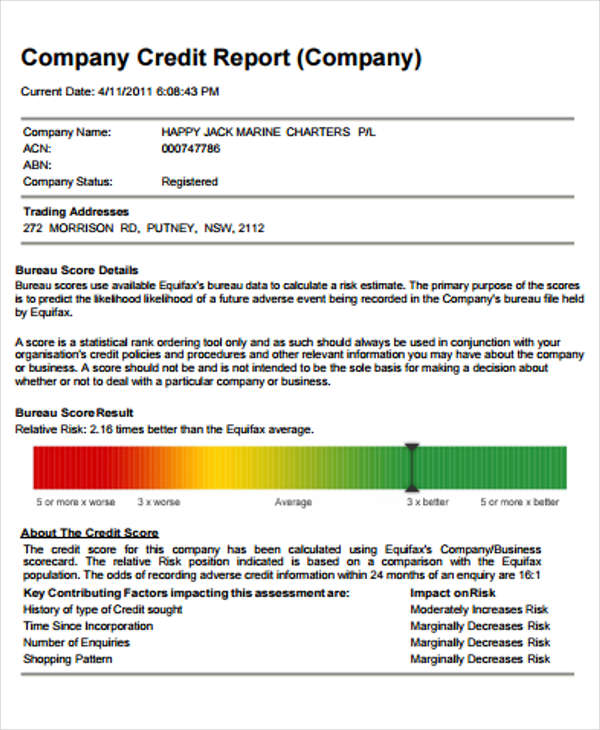 22 Sample Company Reports PDF Word