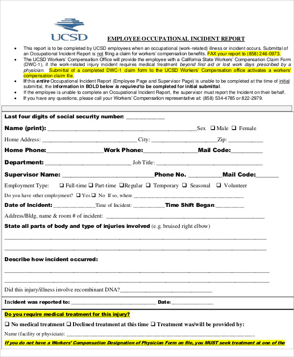 Employee Report Template - 28+ Free Sample, Example Format Download