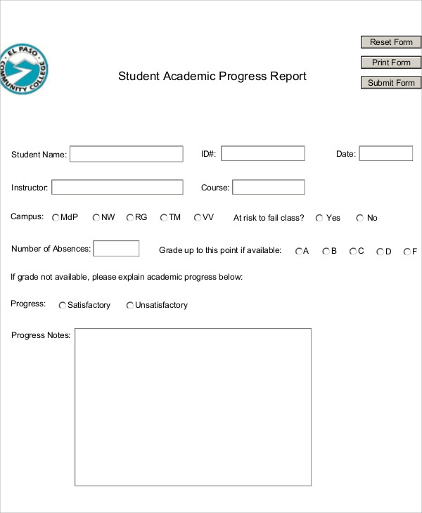 11+ Sample Academic Report Templates