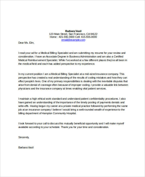 36 Cover Letter Template In Word Free Premium Templates