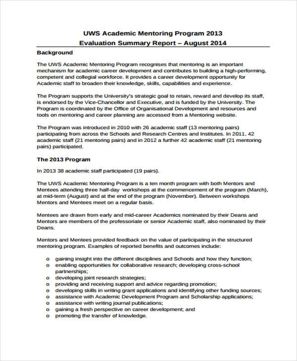 Academic Report Templates 12 Free Word Excel PDF Formats Samples 