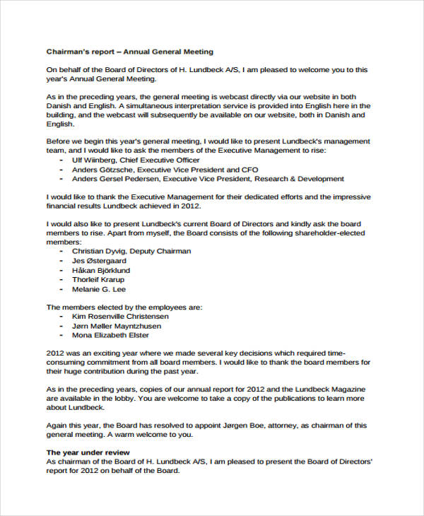 22+ Meeting Report Templates - Word, PDF, Apple Pages, Google Docs
