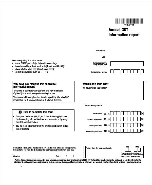9+ Information Report Templates - Free PDF, Google Docs, MS Word, Apple ...