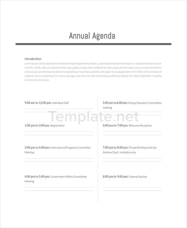 49+ Agenda Templates and Examples