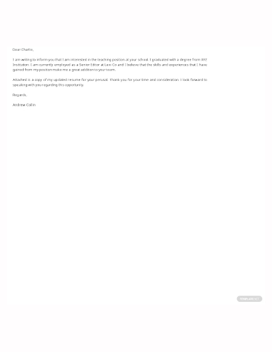 Free 11+ Job Application Letter For Volunteer, Example Format Download
