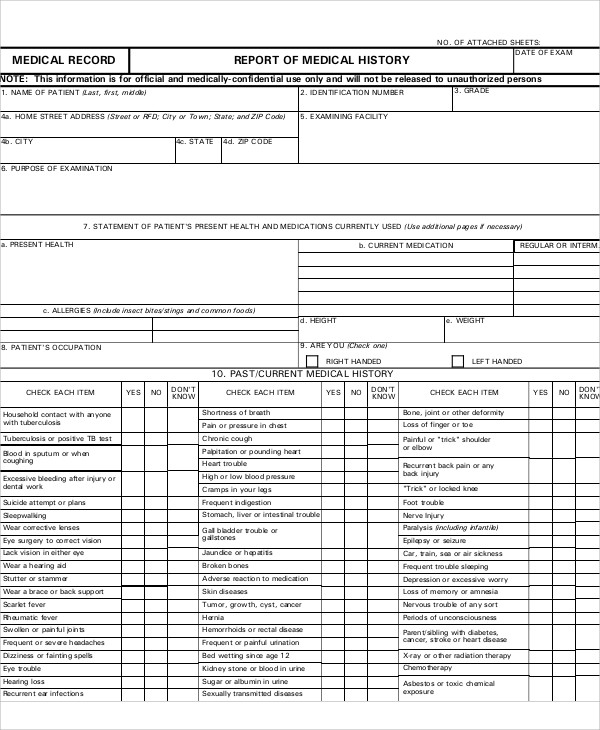 16+ Medical Report Templates - Free Sample, Example Format Download