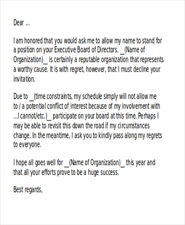 36+ Rejection Letter PDF