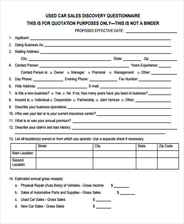 Quotation Letter Example
