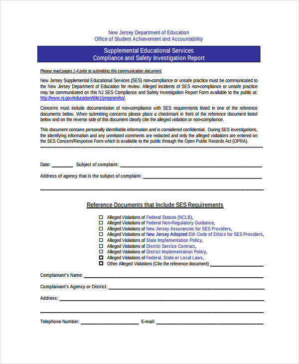 14+ Compliance Report Templates