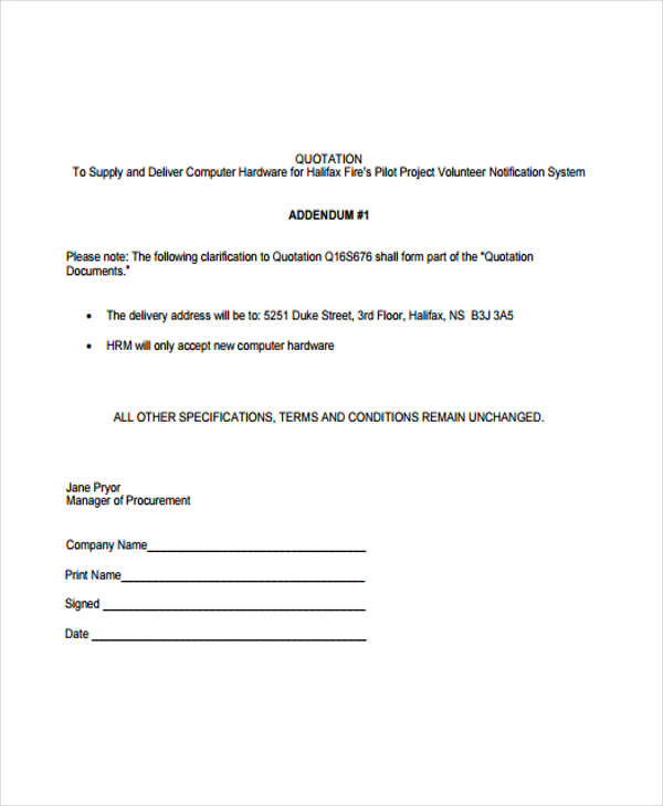 40+ Quotation Formats in PDF