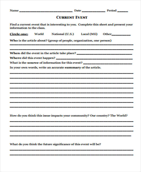 Free 19+ Event Report Templates - Word, PDF, Docs, Pages