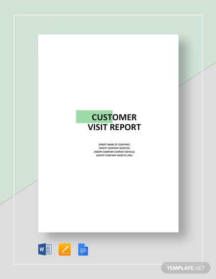 21+ Visit Report Templates - Word, PDF, Doc, Apple Pages Format Download