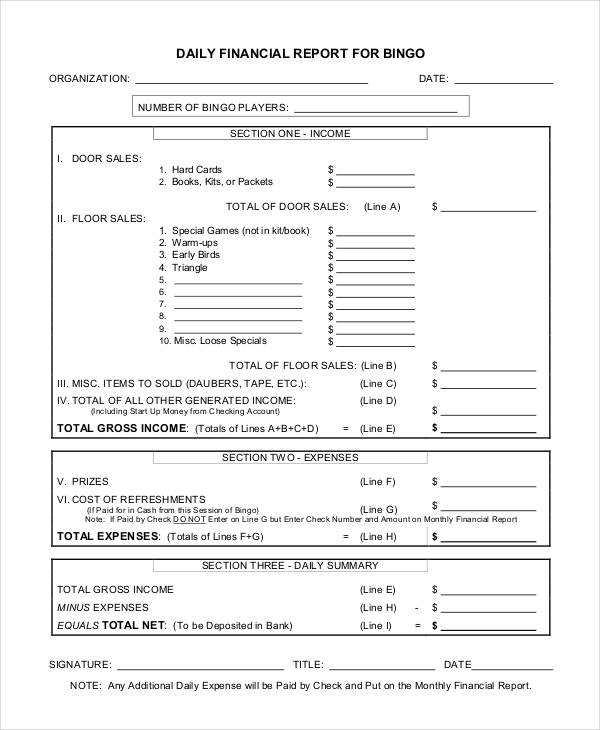 36+ Report Formats - Word, PDF