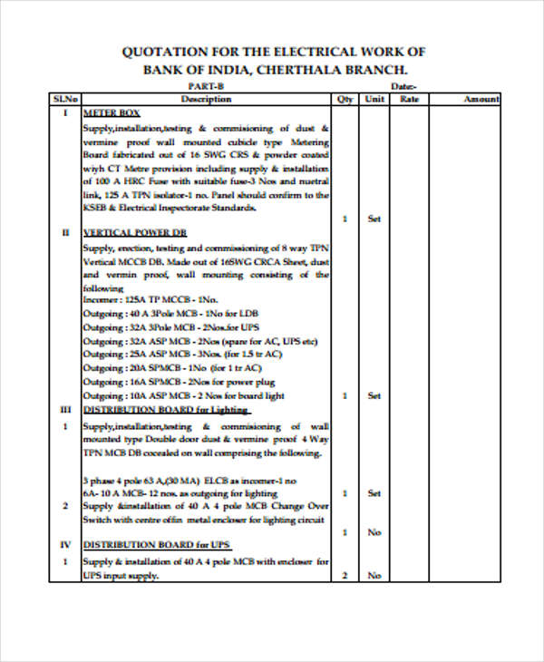 37+ Quotation Formats in PDF