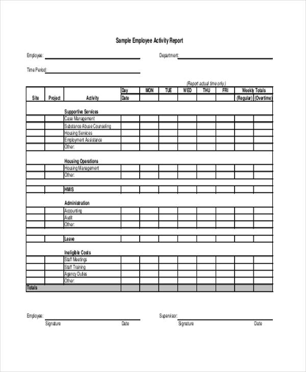 23+ Activity Report Templates- Free Word, PDF Format Download