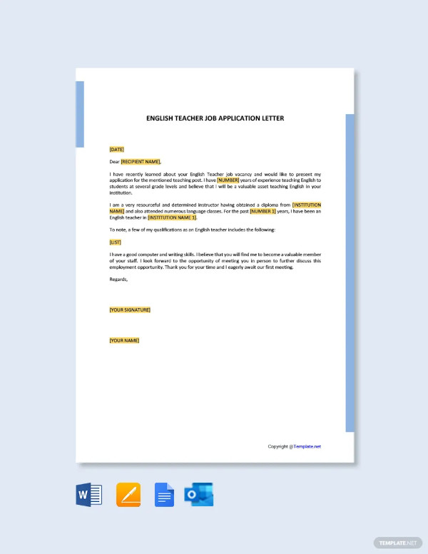 Free 41+ Job Application Letter Examples, PDF, DOC