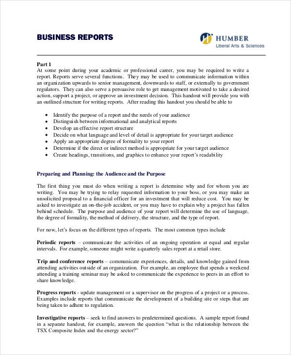 36+ Report Formats - Word, PDF