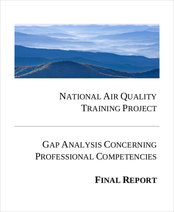 17+ Gap Analysis Report Templates - Word, PDF, Google Docs
