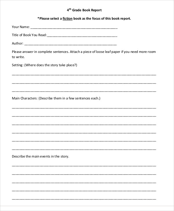  What Do You Need In A Book Report Book Report Definition 