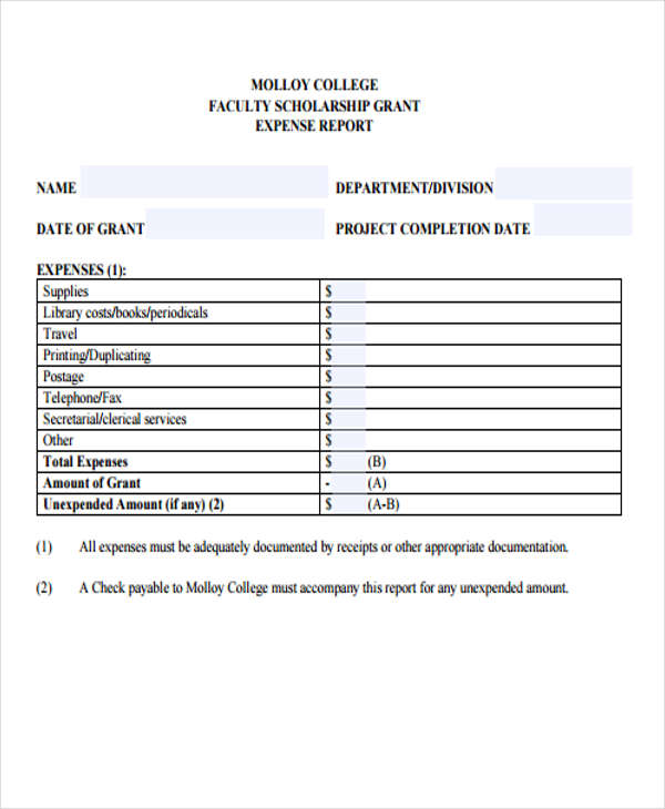 6+ Grant Report Templates - Free Word, PDF Format Download