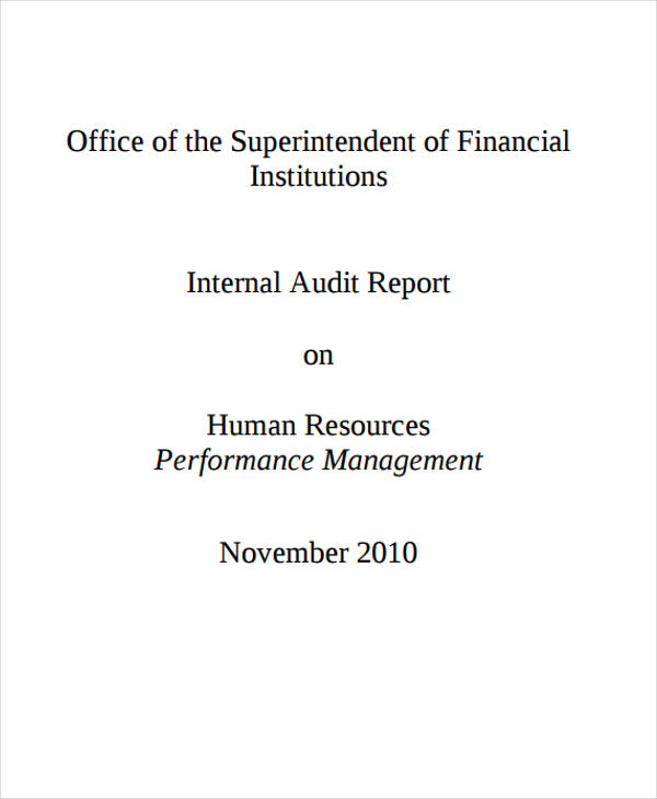 Sample Hr Audit Report Template Classles Democracy