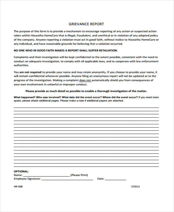 19+ FREE Sample HR Report Templates - PDF, Word