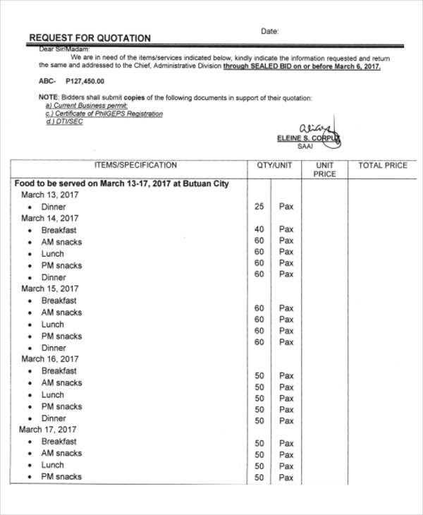 40+ Quotation Formats in PDF