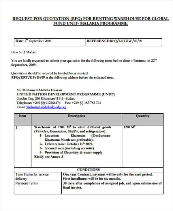 40+ Quotation Formats in PDF