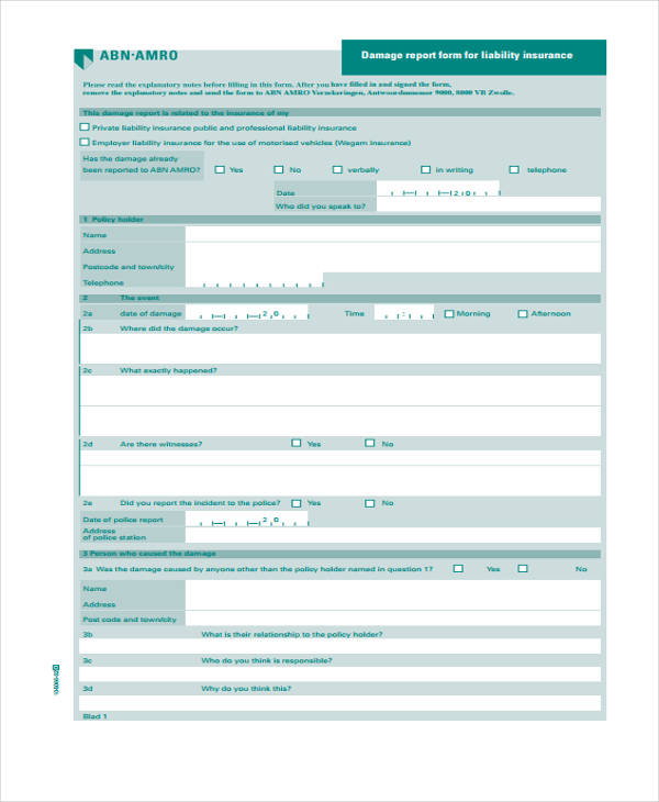 20+ Damage Report Templates - Sample, Example Format Download