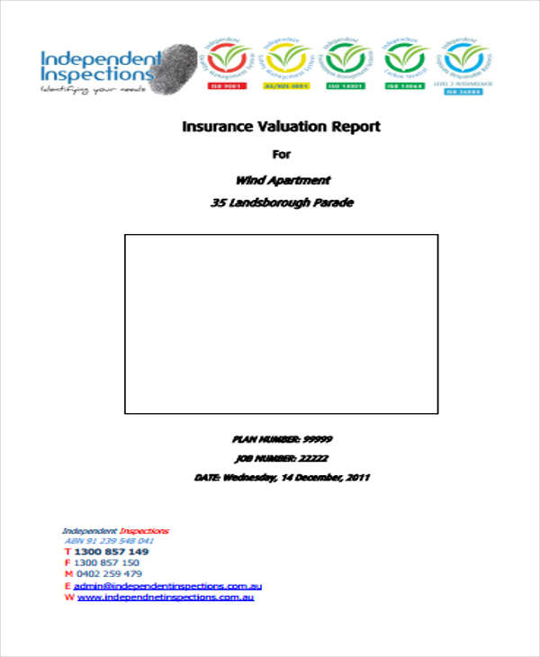 Valuation Report Templates - 17+ Free Word, PDF, Apple Pages, Google ...