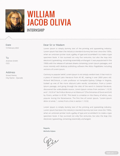 10+ Sample Internship Curriculum Vitae Templates - PDF, DOC