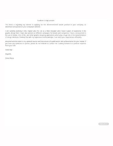 17+ Sample Job Application Letters for Fresher Graduates - PDF, Word