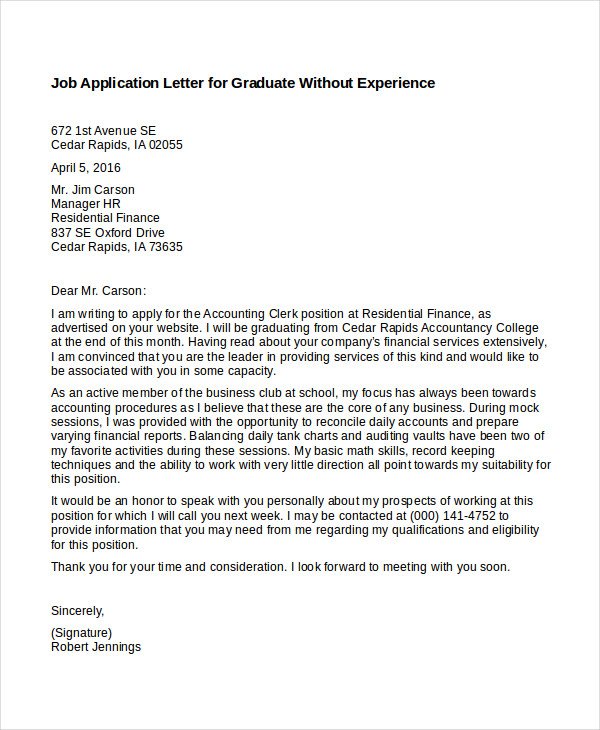 Application Letter For Computer Technician Position Cover Letter For