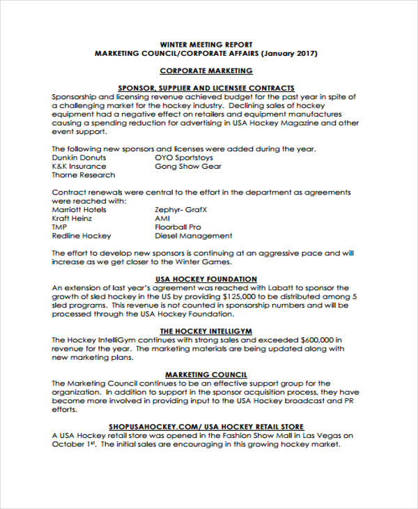 24+ Sample Marketing Report Templates - Docs, Word, PDF