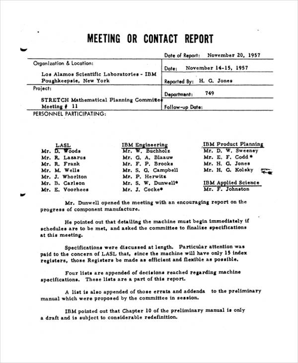 21+ Meeting Report Templates in Google Docs | MS Word | Apple Pages | PDF