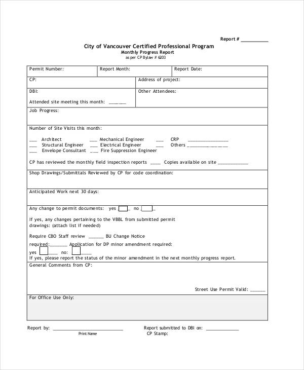 36+ Report Formats - Word, PDF