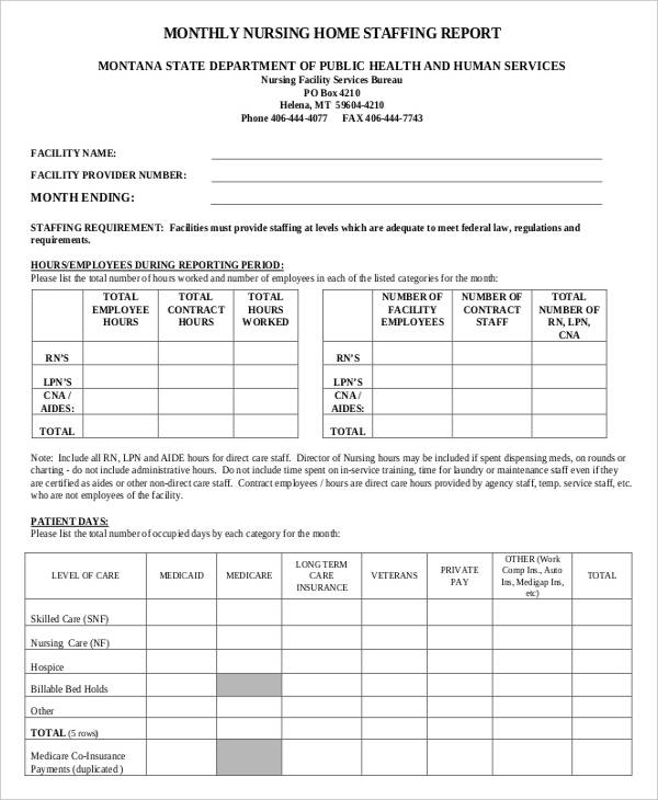 15+ Nursing Report Templates - Free Sample, Example Format Download