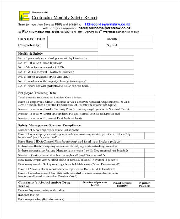 36+ Report Formats - Word, PDF