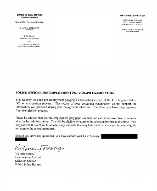 10+ Applicant Rejection Letters - Free Sample, Example Format Download