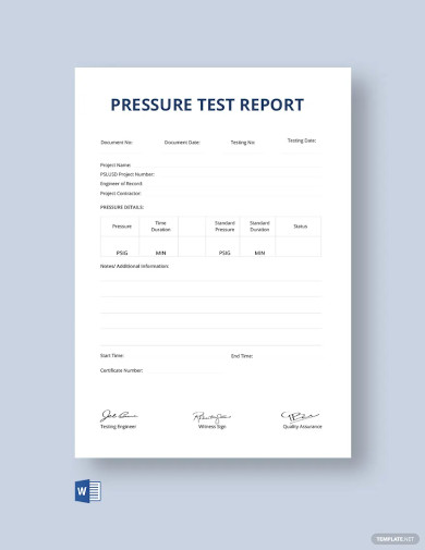 23+ Test Report Templates - Free Word, PDF Format Download