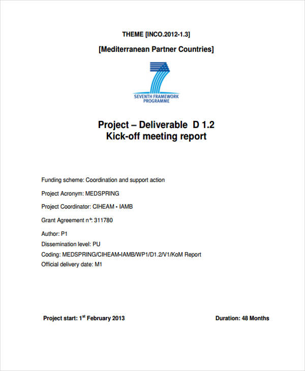 21+ Meeting Report Templates in Google Docs | MS Word | Apple Pages | PDF
