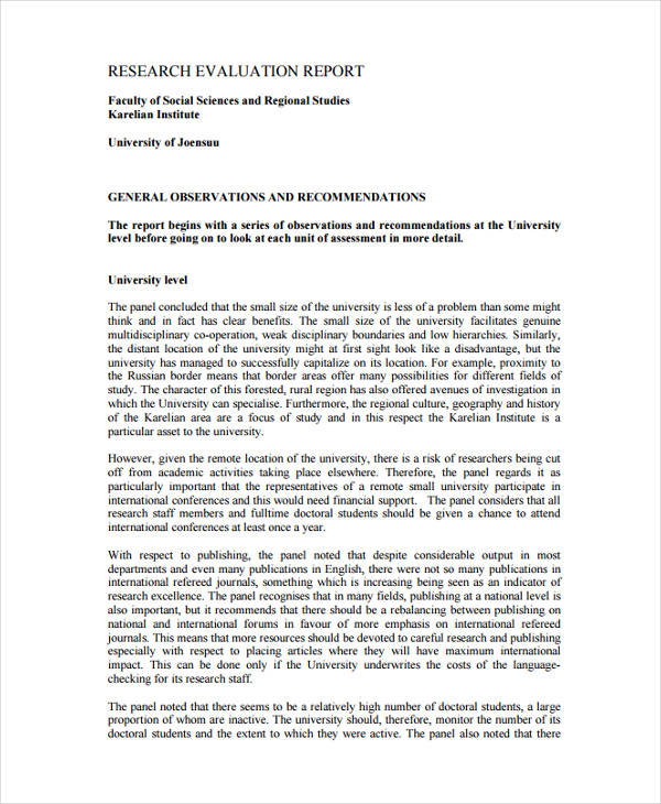 26+ Research Report Templates - Word, PDF