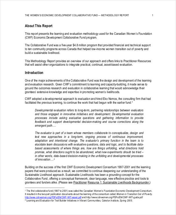 Research Report Format Template - 11+ Free Word, PDF Format Download