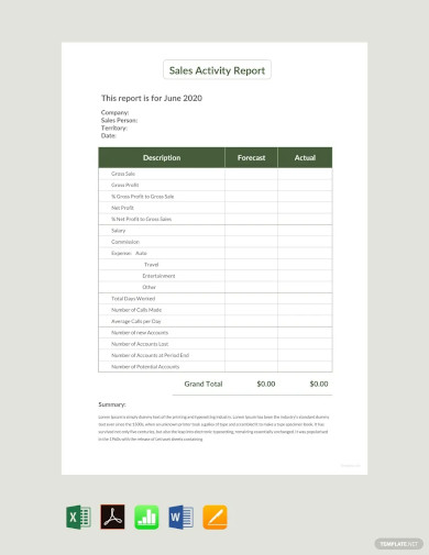 34+ Activity Report Templates - Free Sample, Example Format Download
