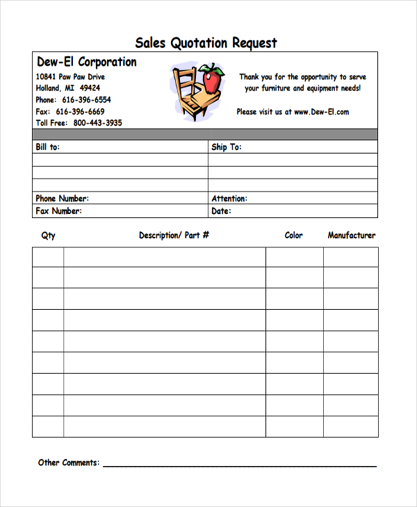 25+ Quotation Templates - Word, PDF, Google docs