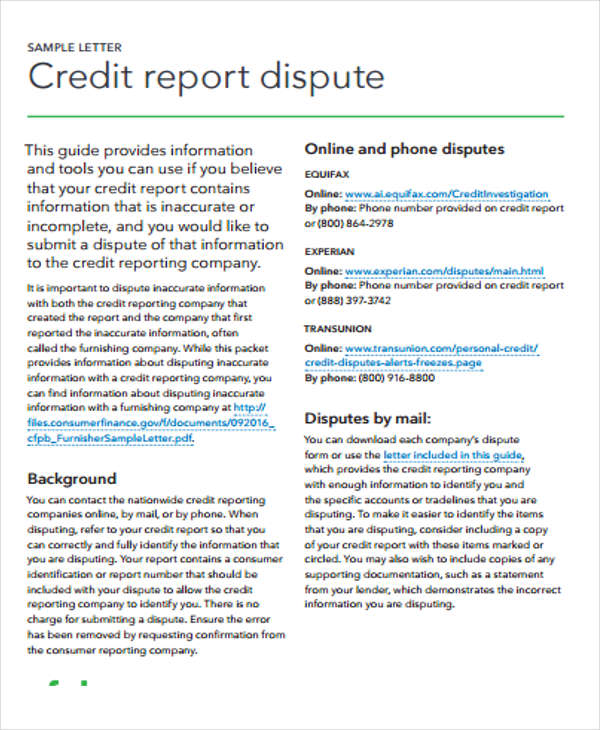 12+ Sample Credit Report Templates- Docs, Word, Pages