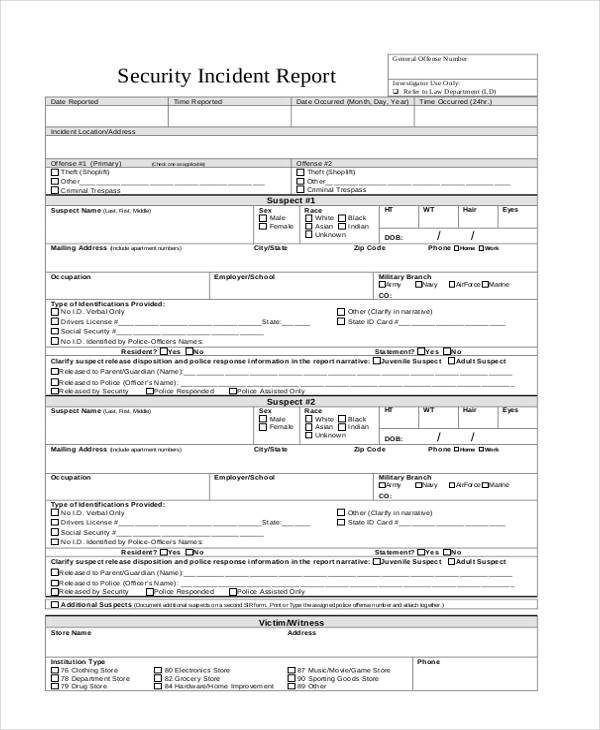 36+ Report Formats - Word, PDF