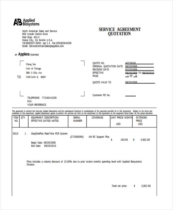 25+ Quotation Templates - Word, PDF, Google docs